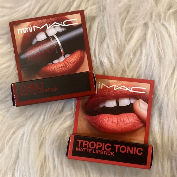 MAC Cosmetics | Makeup | Mac Mini Matte Red Lipstick Duo | Poshmark